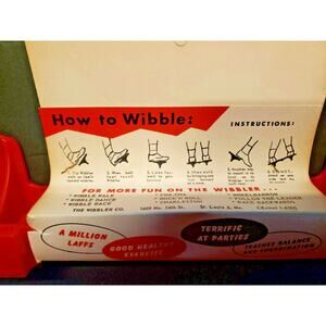 The Wibbler Co | Toys | Vintage 95s Red Wibbler Toy St Louis New Old ...